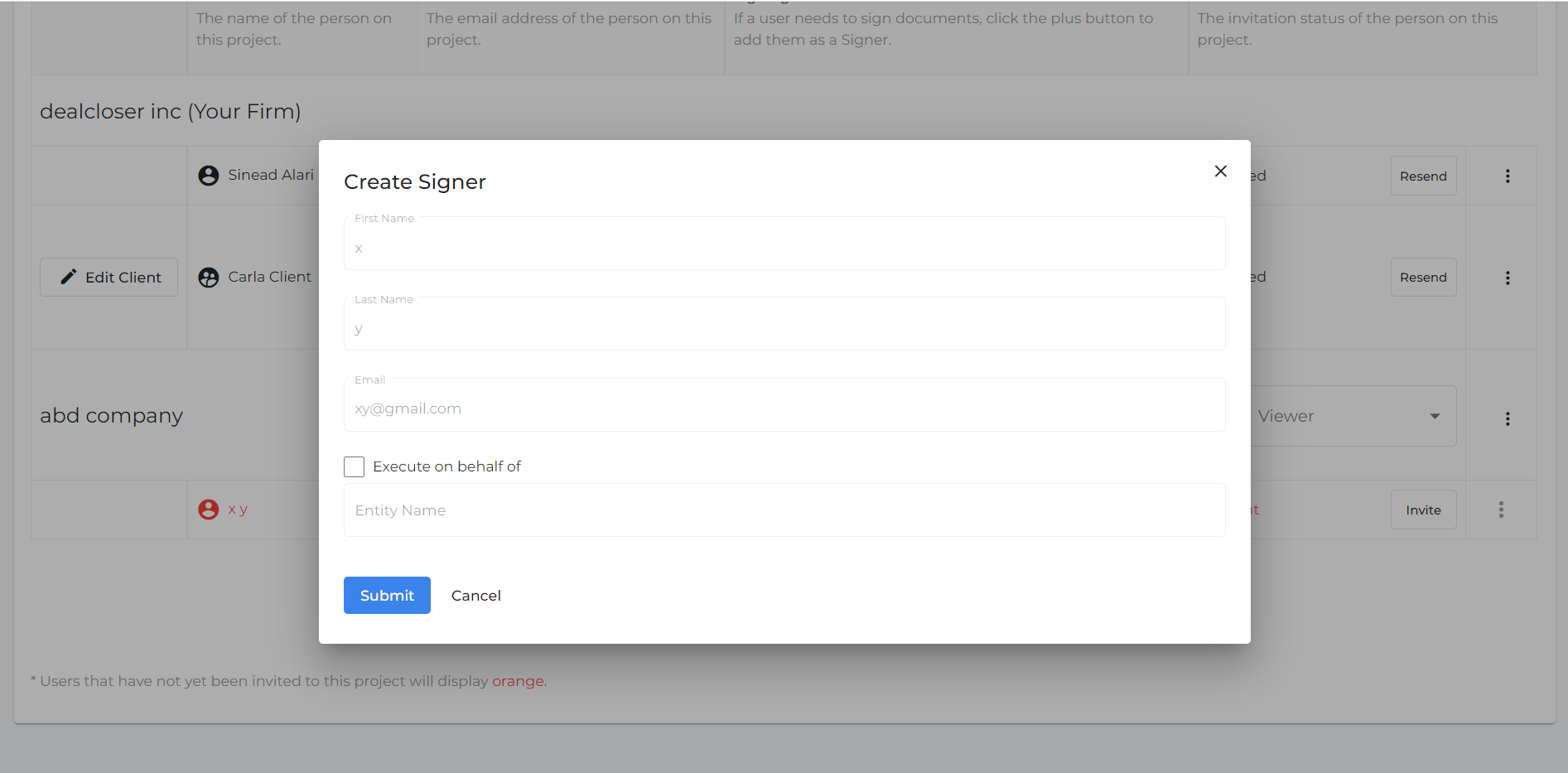 How do I sign my own documents?
