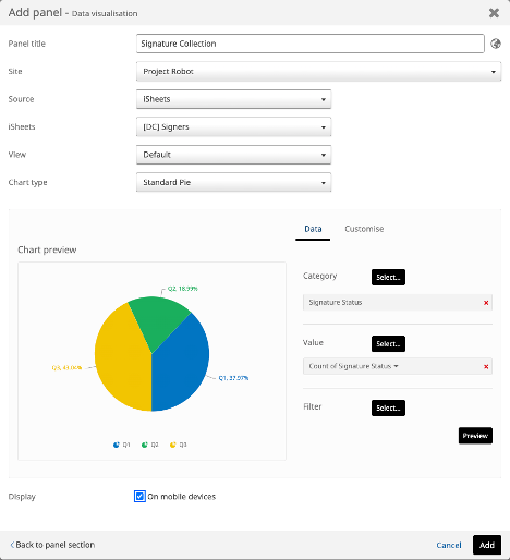 How to configure the HighQ Closing Dashboard